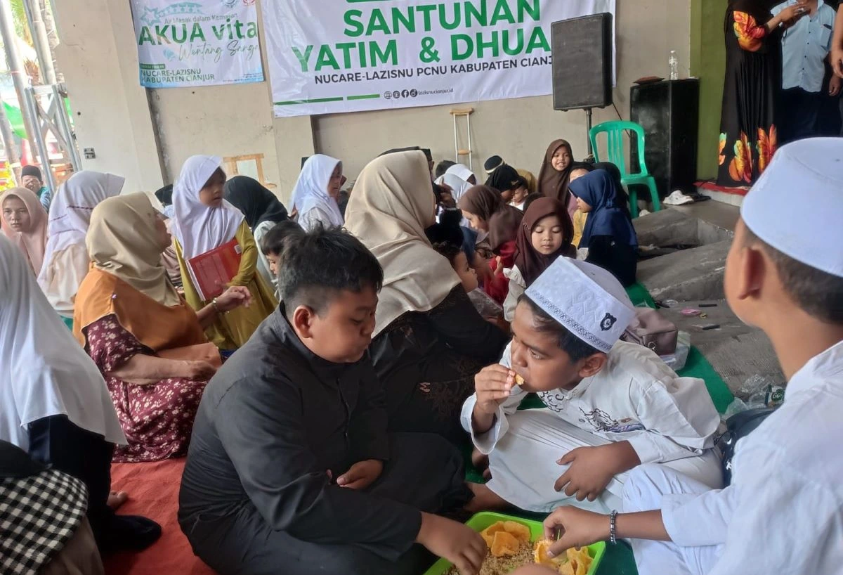 Gebyar Muharram, 500 Anak Yatim dan Orang Jompo Dhuafa Dapat Santunan NU Care-LAZISNU Cianjur ...