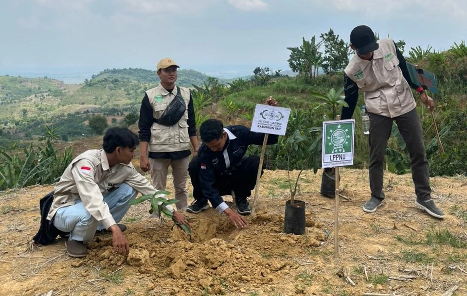 LAZISNU Pati Turut Aktif Kegiatan Reboisasi Pegunungan Kendeng - NU ...